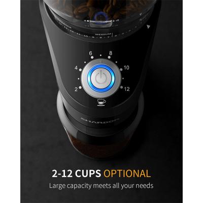 Cina Luce blu tazze di sicurezza di Burr Conical Grinder 2 - 12 del LED della serratura dell'ufficio della macchina di caffè espresso in vendita