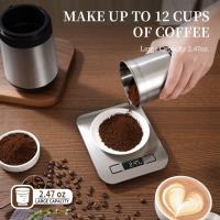 China Multi Function Nuts Herb Spice Grinder Machine 2 Removable Cups Electric Drip Coffee Maker for sale
