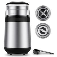 China Multi Function Nuts Herb Spice Grinder Machine 2 Removable Cups Electric Drip Coffee Maker for sale