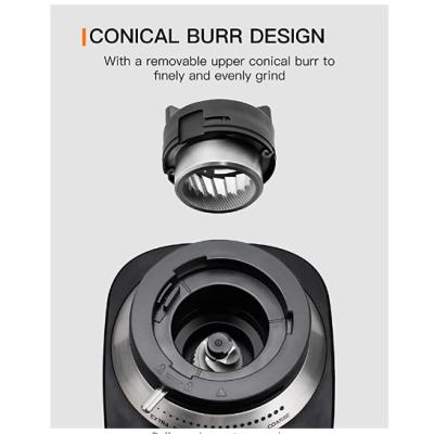 Cina Regolazione conica elettrica della stampa 19 di acciaio inossidabile Burr Coffee Grinder Espresso Coffee in vendita