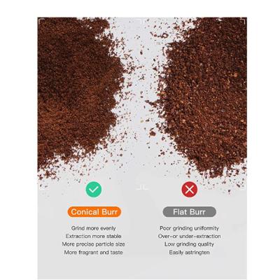 Cina Regolazione conica elettrica della stampa 19 di acciaio inossidabile Burr Coffee Grinder Espresso Coffee in vendita