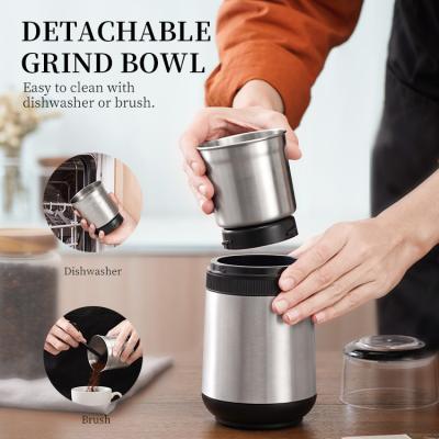Cina 2 tazze smontabili funzione Bean Grinder elettrico regolabile della macchinetta del caffè 200W di multi in vendita
