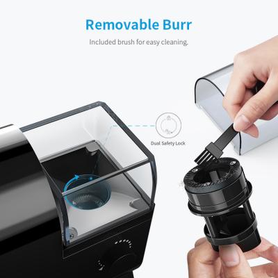 Cina Macchina per la frantumazione del caffè di Mini Black Burr Coffee Grinder 100W per la casa in vendita
