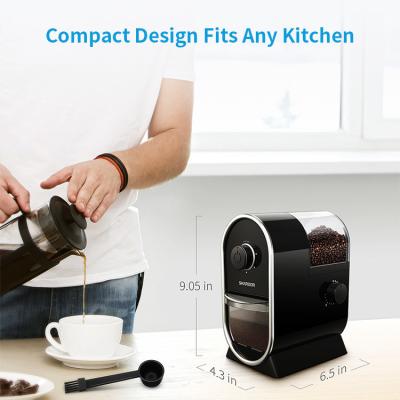 Cina Macchina per la frantumazione del caffè di Mini Black Burr Coffee Grinder 100W per la casa in vendita