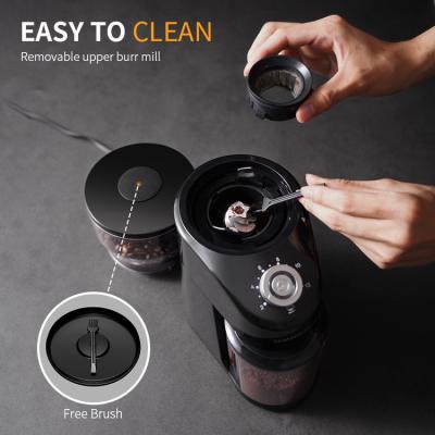 Cina Luce professionale di Burr Grinder LED dello schermo attivabile al tatto automatica con Bean Hopper smontabile in vendita