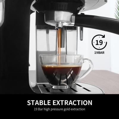 Cina Macchina del caffè nero con macchina di caffè espresso della famiglia di funzione 500W di Frother del latte la multi in vendita
