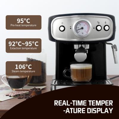 Cina 15 macinacaffè elettrico tenuto in mano del caffè della pompa 850W di Antivari del caffè espresso multifunzionale della macchina in vendita