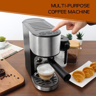 Cina Acciaio inossidabile del caffè espresso del caffè dell'ABS multifunzionale professionale della macchina con latte Frother in vendita