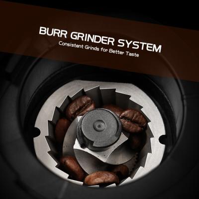 Cina Piccolo Burr Coffee Grinder Adjustable conico 19 macchinette del caffè commerciali di regolazione del caffè espresso in vendita