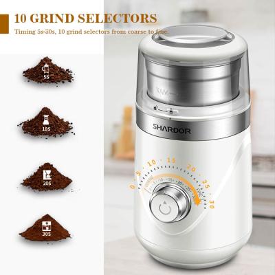 Cina smerigliatrice automatica elettrica del caffè espresso di Bean Grinder SS304 70g del caffè 150W in vendita