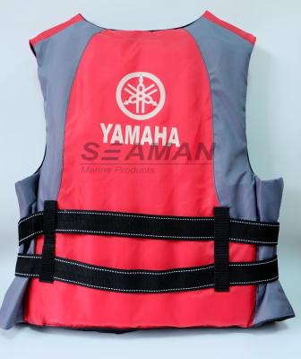Cina Maglia rossa/grigia del poliestere di nylon di YAMAHA del giubbotto di salvataggio dello sport acquatico della schiuma di vita in vendita