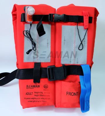 China SOLAS / MED Approval 150N Adult Marine Life Jacket Type - I For Open Water Survival for sale