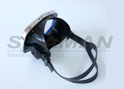 China Single window Diving Mask with nose Purge Valve Silicone Skirt and Metal Frame for scuba diving and spearfishing for sale