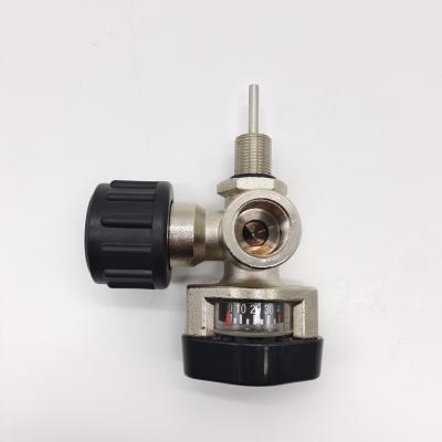 China Work Air Pressure 30Mpa SCBA Cylinder Valve With Double Side Pressure Meter for sale