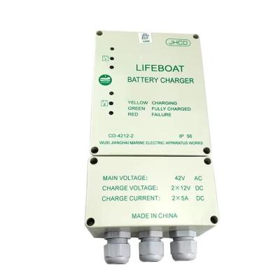 China Lifeboat Battery Charger CD-4212-2 CCS 2x12V for sale