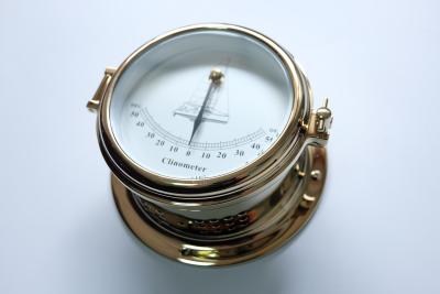 Cina strumento nautico Marine Clinometer Brass di 120mm in vendita