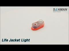 La luz del chaleco salvavidas marino LED indica el estroboscopo Batería de litio
