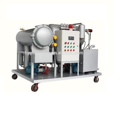 China DYJC Online Vacuum Coalescencing Turbine Oil Filtering Machine for sale