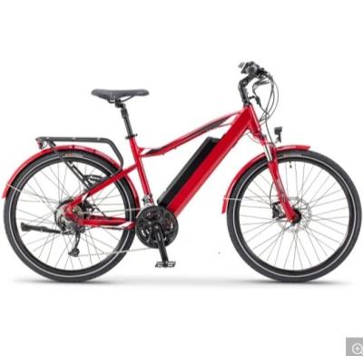 China City Road Electric Bicycle 26 Inch Aluminum Fork Material and Rear Carrier Battery for sale
