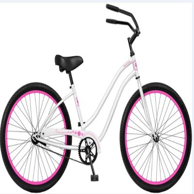 Cina KMC Catena Nero Colore Urbano Donna Single Speed Donne Beach Cruiser Bicicleta per gite rilassanti in vendita