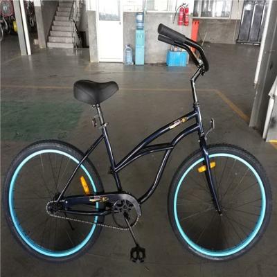 Cina Capacità di carico 150KG bici da crociera femminile single velocità bicicletta da spiaggia donna urbana 26 pollici in vendita