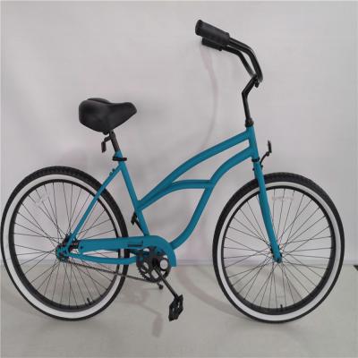 Cina Capacità di carico 150KG bici da crociera femminile single velocità bicicletta da spiaggia donna urbana 26 pollici in vendita