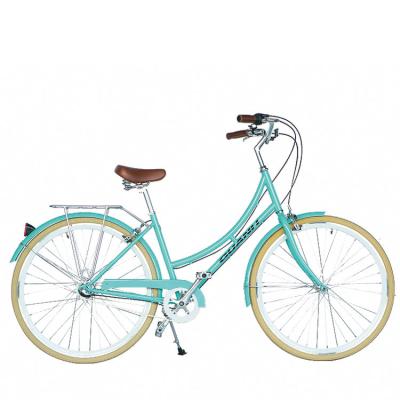 Cina 1.8m lunghezza telaio in acciaio 700C donne Single Speed City Bike per il mercato americano OEM / ODM in vendita