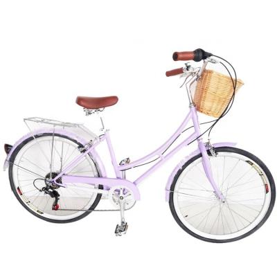 Cina 1.8m lunghezza telaio in acciaio 700C donne Single Speed City Bike per il mercato americano OEM / ODM in vendita
