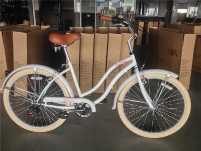 Cina 26 pollici donna passo attraverso 7 velocità Beach Cruiser Bike con grande e comodo sedile in vendita