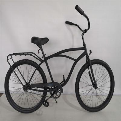 Cina Cerchiera in lega di alluminio a velocità singola per uomini adulti bici da spiaggia da 26 pollici pronte per il noleggio in vendita