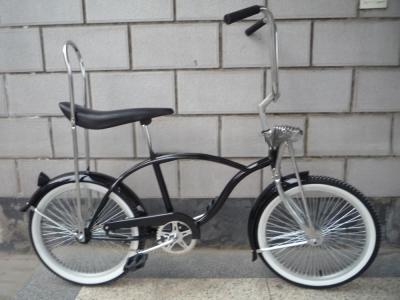Cina Forchetta in acciaio 20 pollici Adulto Nero Colore Bambini Sport Goods Bambini Beach Cruiser Lowrider Bike in vendita