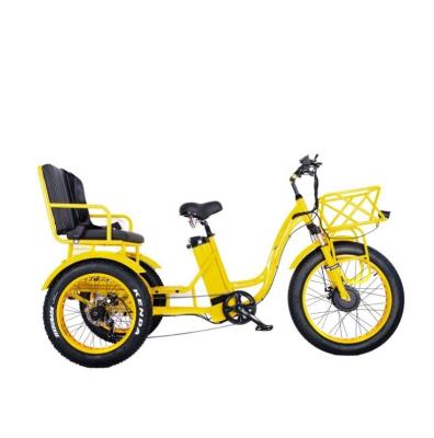 Κίνα Ηλεκτρικό Ταξί Ρικσάου με 48V 1000W κινητήρα Bafang Crank και Kenda 24*4.0 ελαστικό προς πώληση
