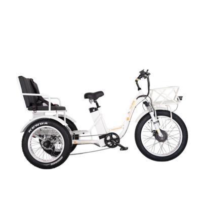 Κίνα Ηλεκτρικό Ταξί Ρικσάου με 48V 1000W κινητήρα Bafang Crank και Kenda 24*4.0 ελαστικό προς πώληση