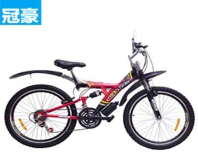 China 24 inch Full Suspension Mountain Bike voor 2015 Sale Alloy Handlebar Stem en 21 Speed Te koop