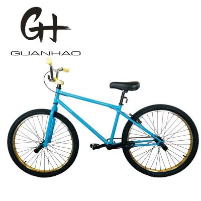 Cina Logo personalizzato Bici BMX da 26 pollici con telaio in acciaio Hi-Ten e piccolo anello di catena da 25 T in vendita
