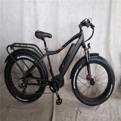 중국 1000W 8 fun bafang 중동 모터 서스펜션 지방 타이어 26*4.0 