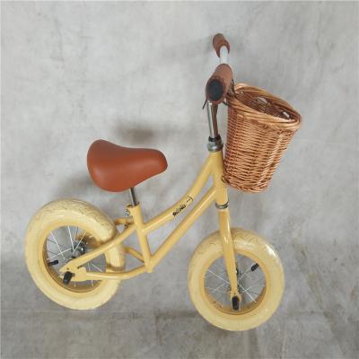 Cina Bambini Prima Bicicletta Banwood Vintage Biciclette Bambini Balance Bike 12 Inch 105kg Capacità di carico in vendita