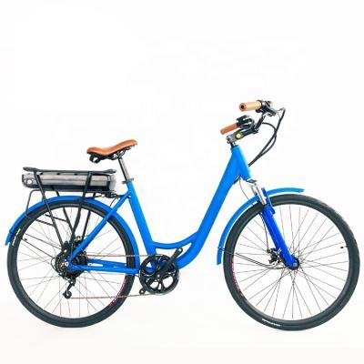Cina 500W 48V 14AH batteria al litio 50KM/H donne ragazza passo attraverso bici elettrica in vendita