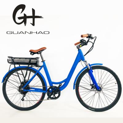 Cina 500W 48V 14AH batteria al litio 50KM/H donne ragazza passo attraverso bici elettrica in vendita