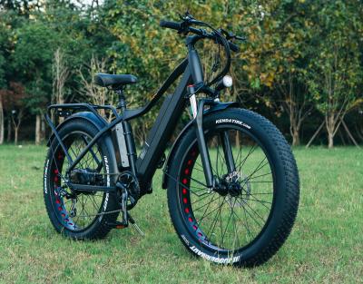 China Best 1000W Electric Fat Tire Bike 26" Electric Bicycle with 17Ah Battery for sale