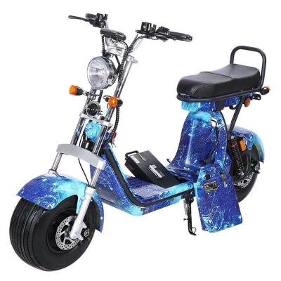 China Citycoco Bike Electric Fat Tire Scooter Moped with 60V 2000w Rear Hub Motor 12