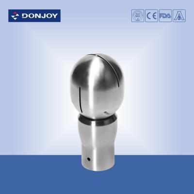 China DIN / 3A / SMS Rotating CIP Spray Ball Thread Connection Washing Nozzle for sale