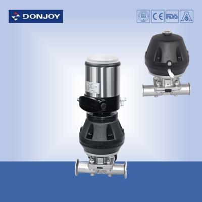 China 316L DONJOY Sanitary Diaphragm Valve Regulating Valve with ILTOP Positioner for sale