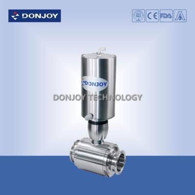 China FDA / ISO Pnuematic direct Manual ball valve with Clamped Connection for sale