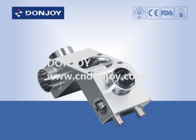 China SS316L M-53A multiport Sanitary Diaphragm Valve body for controlling flow for sale