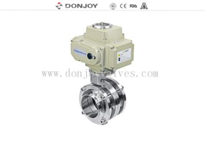 Китай Клапан-бабочки активного выхода AC220V Hygenic SS304 316L продается