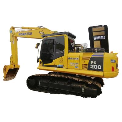 China Mini Used Komatsu Excavator pc200-8 Zware Machines Te koop
