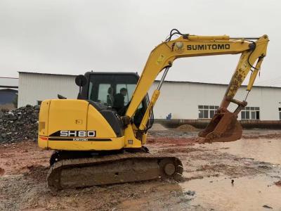 Cina il serbatoio di combustibile 120L ha utilizzato l'escavatore SH80-6 8.5T di Sumitomo in vendita