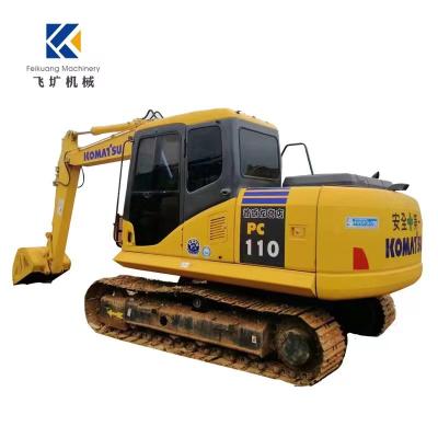 China 2de hand KOMATSU pc110-7 Uitgravingsgraafwerktuig 10T Te koop