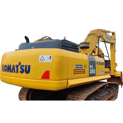 China Grondverzet Gebruikt Graafwerktuig pc350-7 van KOMATSU Backhoe met Motor saa6d114e-3 Te koop